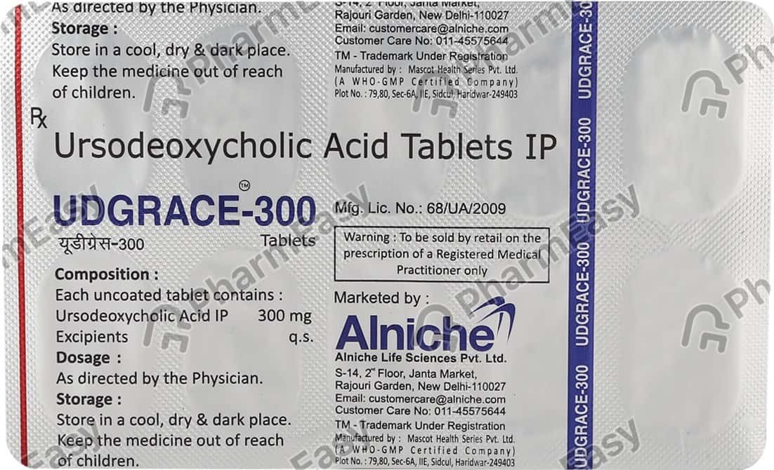 Udgrace 300 MG Tablet (10): Uses, Side Effects, Price & Dosage | PharmEasy