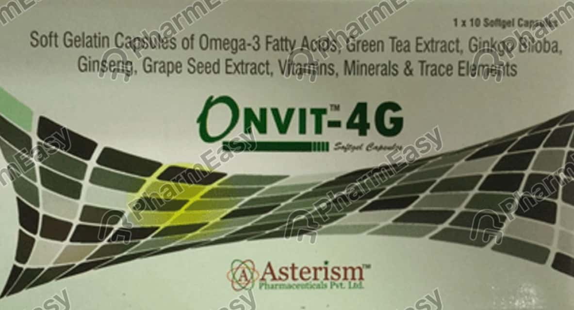 Buy Onvit 4g Strip Of 10 Capsules Online at Flat 15% OFF | PharmEasy