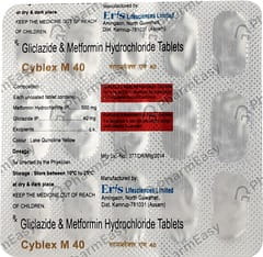 Cyblex M 40mg Strip Of 15 Tablets: Uses, Side Effects, Price & Dosage ...