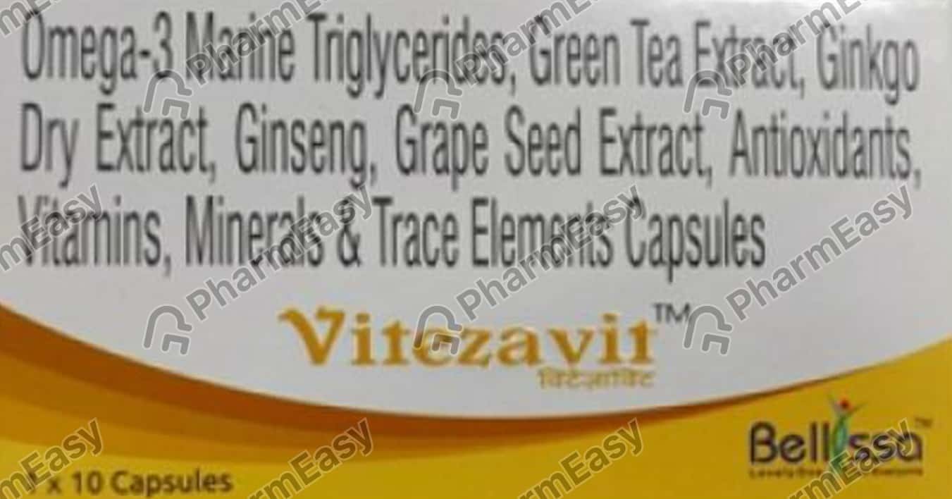 Buy Vitezavit Strip Of 10 Capsules Online at Flat 15% OFF | PharmEasy