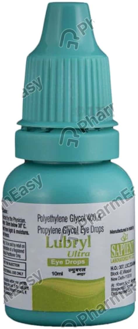 Lubryl Ultra Eye Drops 10ml: Uses, Side Effects, Price & Dosage | PharmEasy