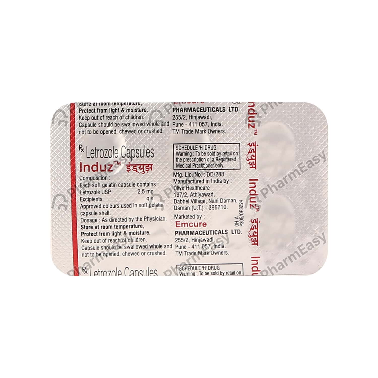 Buy Induz 2.5 MG Tablet (5) Online at Flat 15% OFF | PharmEasy