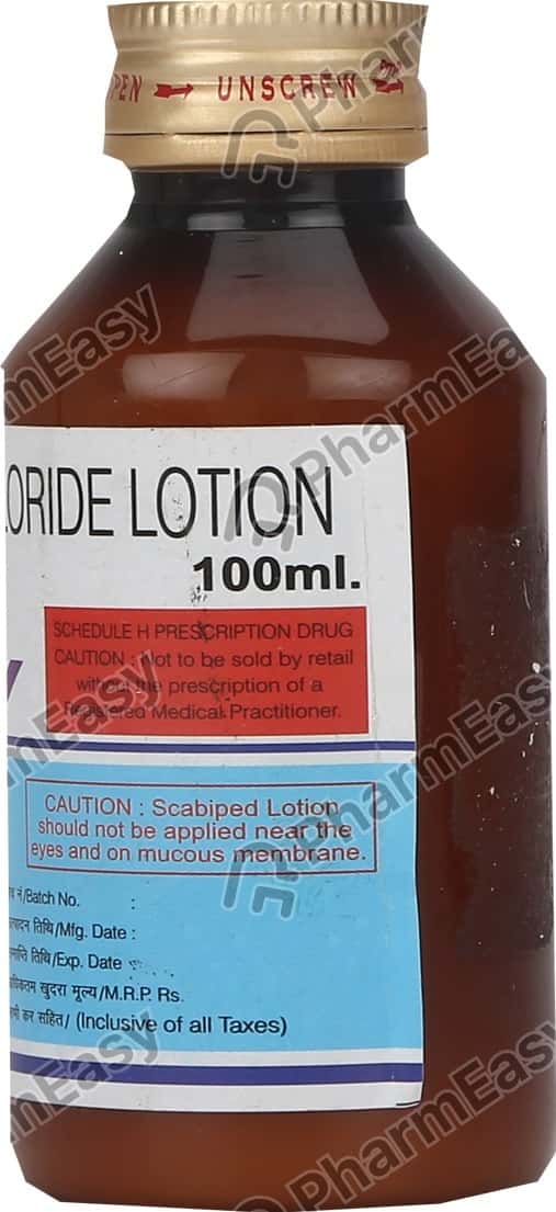 Scabiped Lotion 100ml: Uses, Side Effects, Price & Dosage | PharmEasy