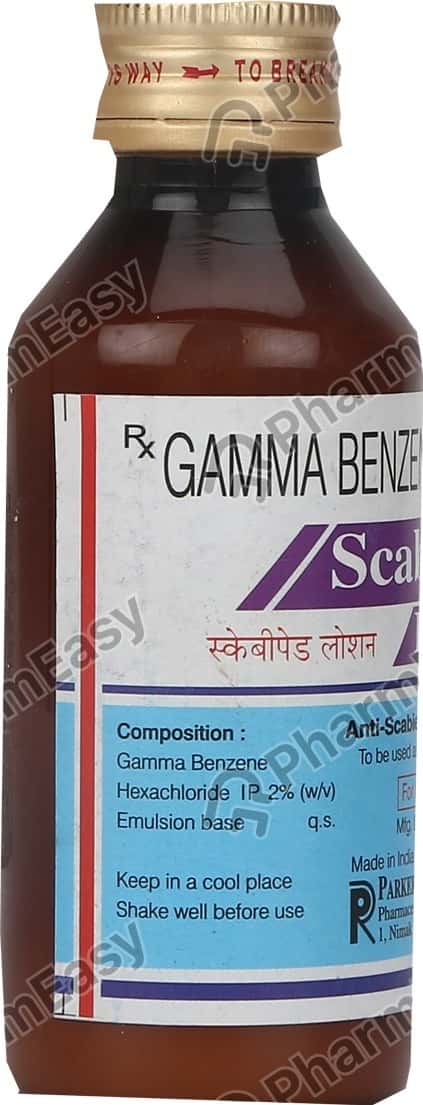 Scabiped Lotion 100ml: Uses, Side Effects, Price & Dosage | PharmEasy