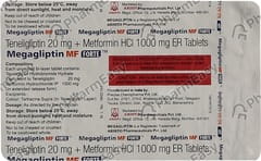 Megagliptin Mf Forte Strip Of 10 Tablets: Uses, Side Effects, Price ...