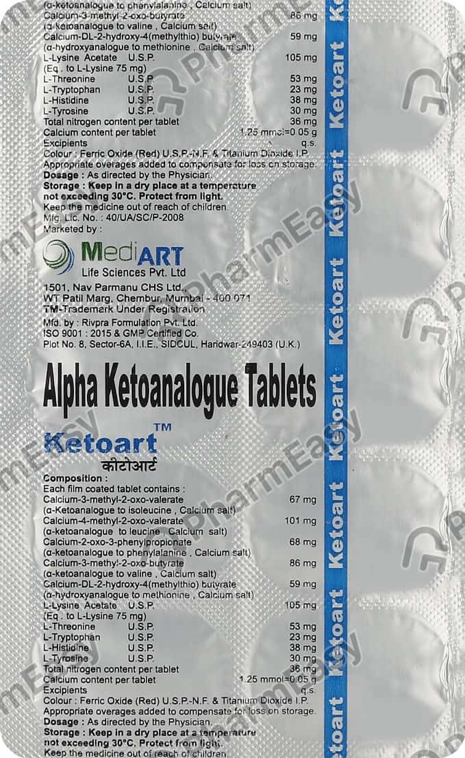 Ketoart 381 MG Tablet (10): Uses, Side Effects, Price & Dosage | PharmEasy
