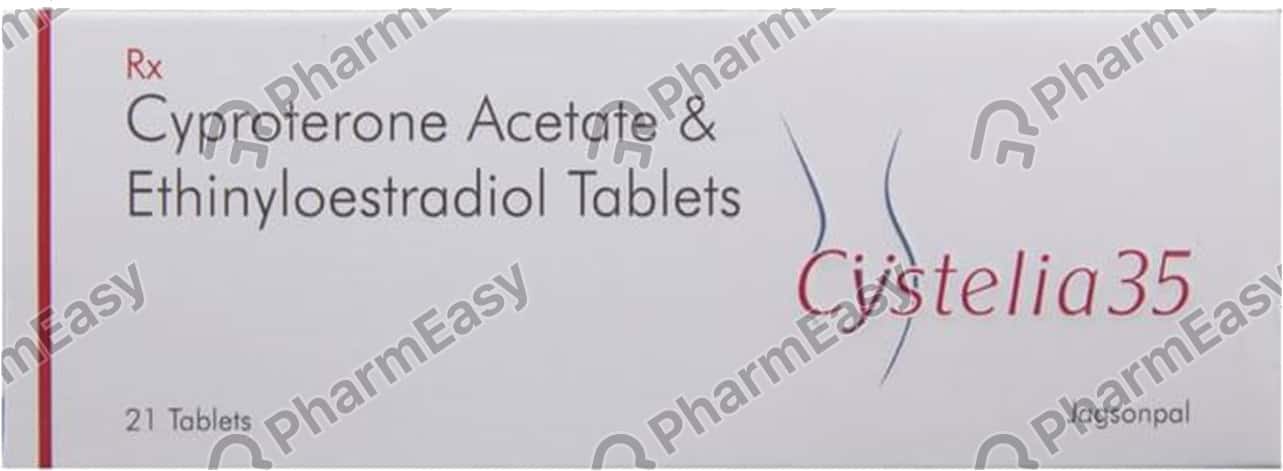 Cystelia 35mg Strip Of 21 Tablets: Uses, Side Effects, Price & Dosage ...