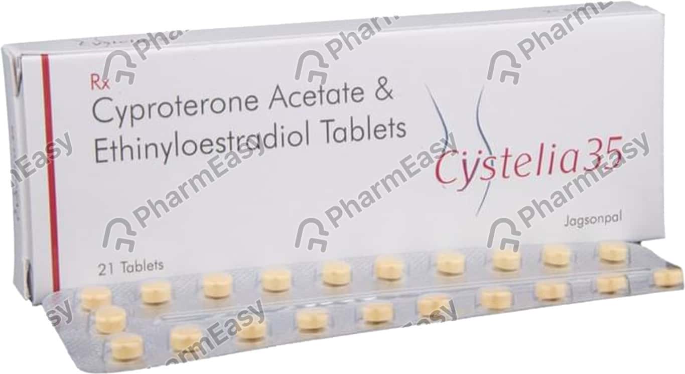 Cystelia 35mg Strip Of 21 Tablets: Uses, Side Effects, Price & Dosage ...