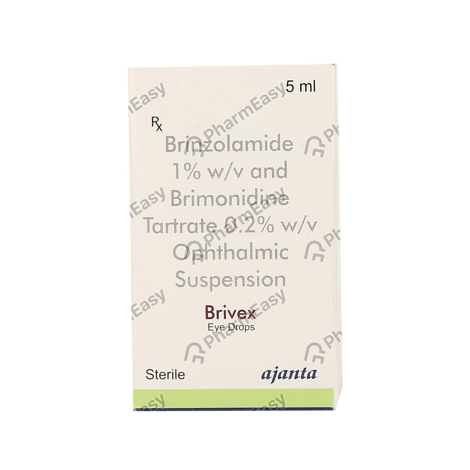 Buy Brivex Eye Drops 5ml Online at Flat 18% OFF* | PharmEasy