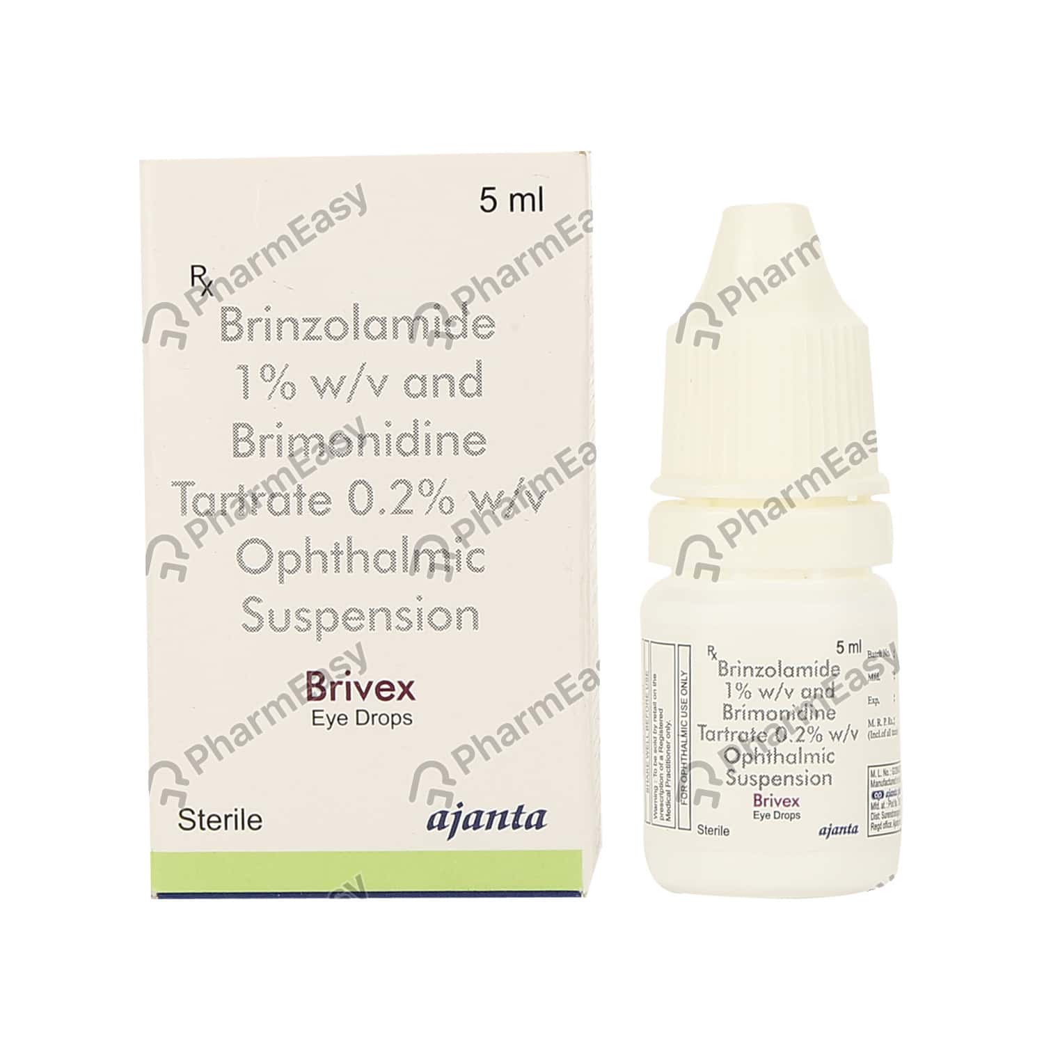 Buy Brivex Eye Drops 5ml Online at Flat 18% OFF* | PharmEasy