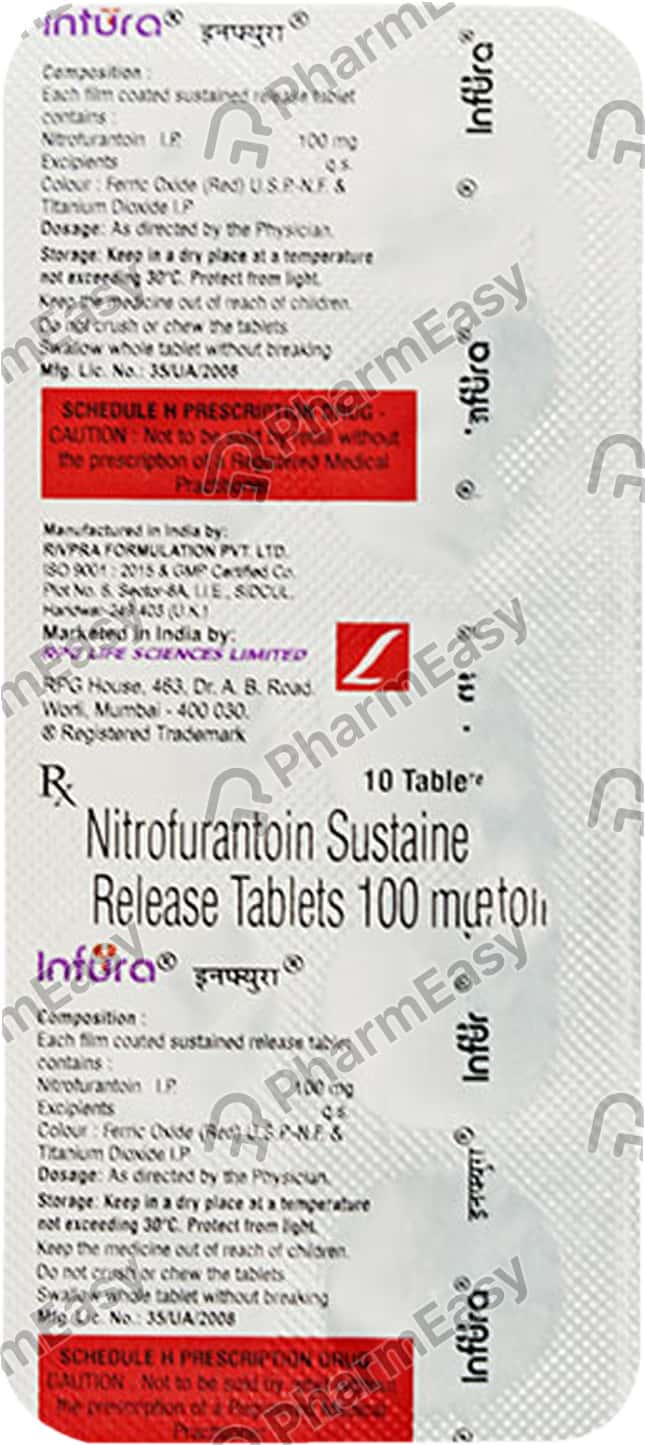 Infura 100 MG Tablet (10): Uses, Side Effects, Price & Dosage | PharmEasy