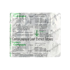 Caripapa 1100 MG Tablet (15) - Uses, Side Effects, Dosage, Composition ...