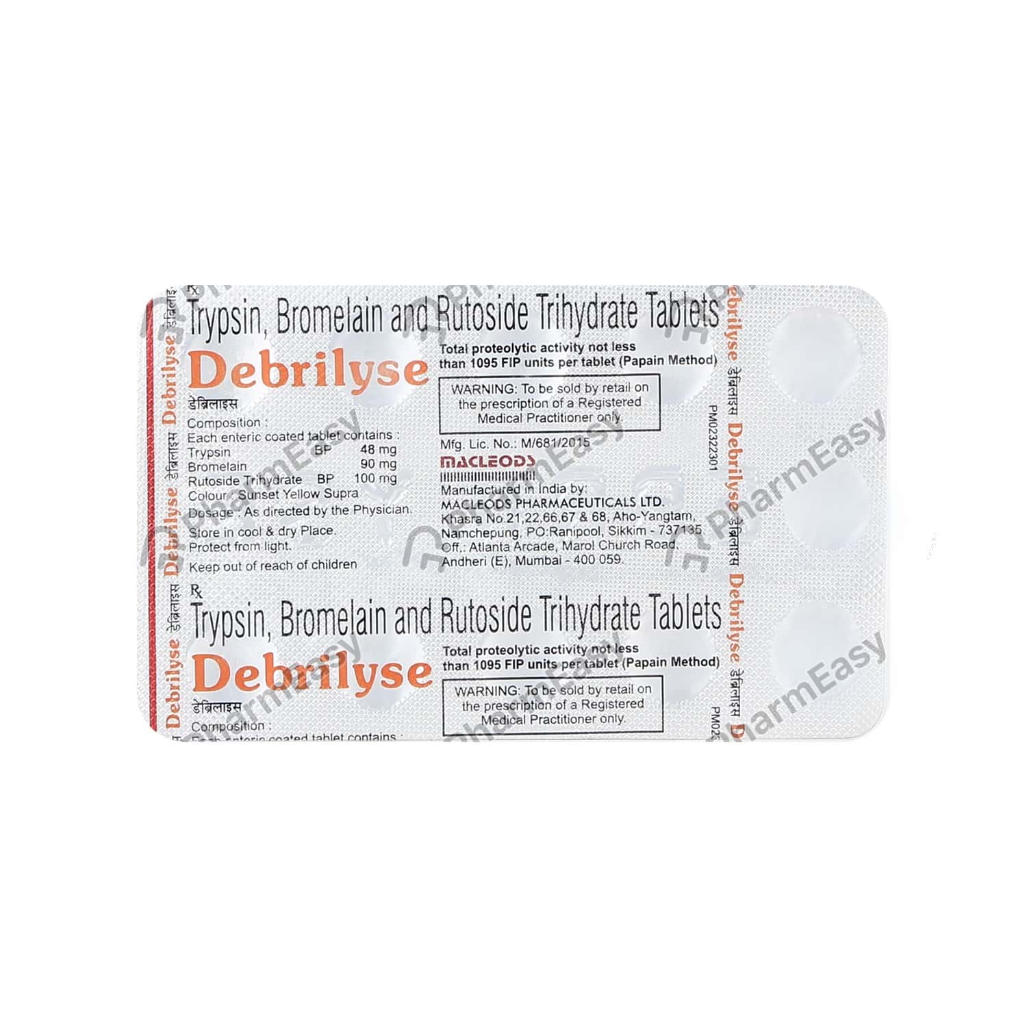 Buy Debrilyse Strip Of 10 Tablets Online at Flat 18% OFF* | PharmEasy