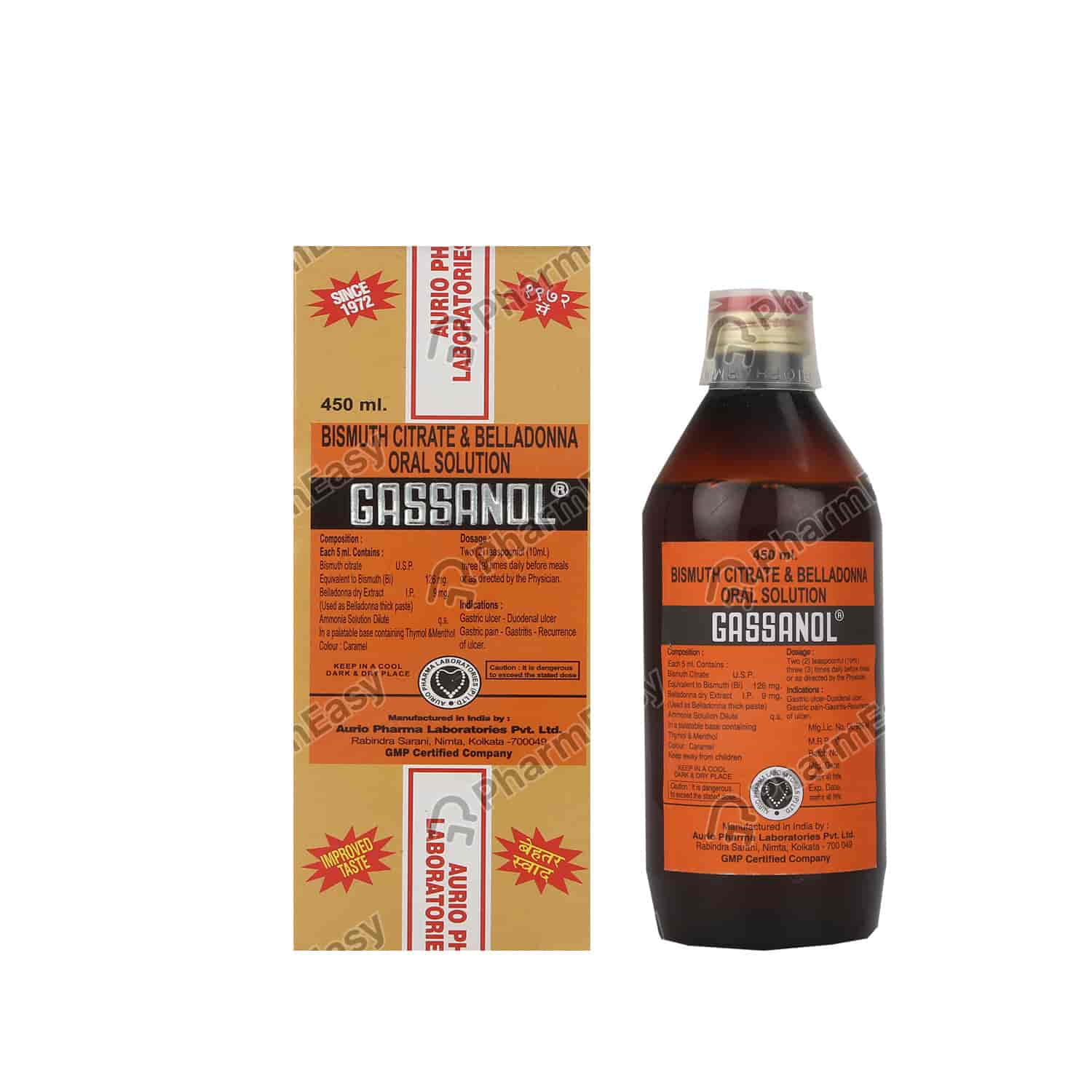 Buy Gassanol Syp 450ml Online at Flat 18% OFF* | PharmEasy