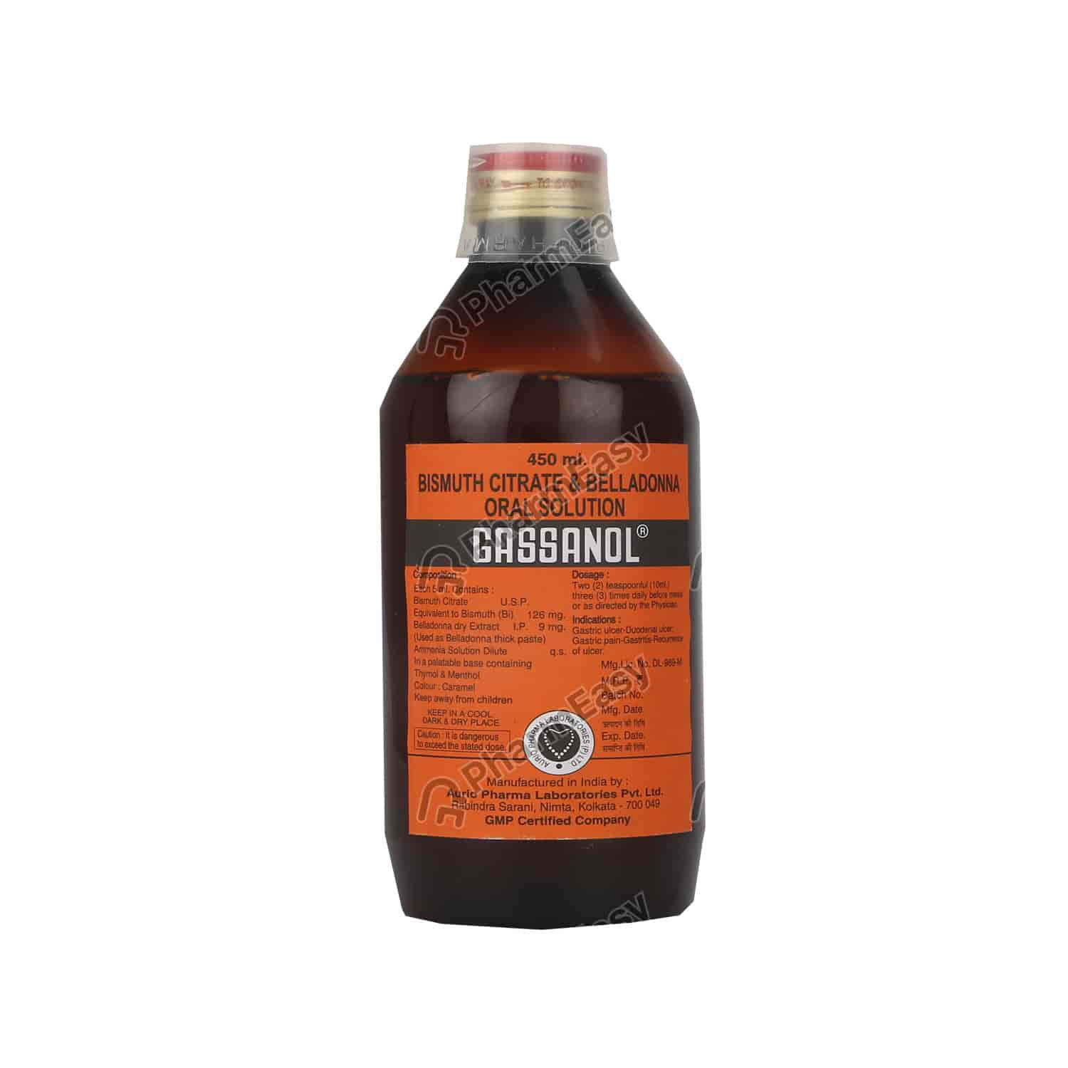 Buy Gassanol Syp 450ml Online at Flat 18% OFF* | PharmEasy