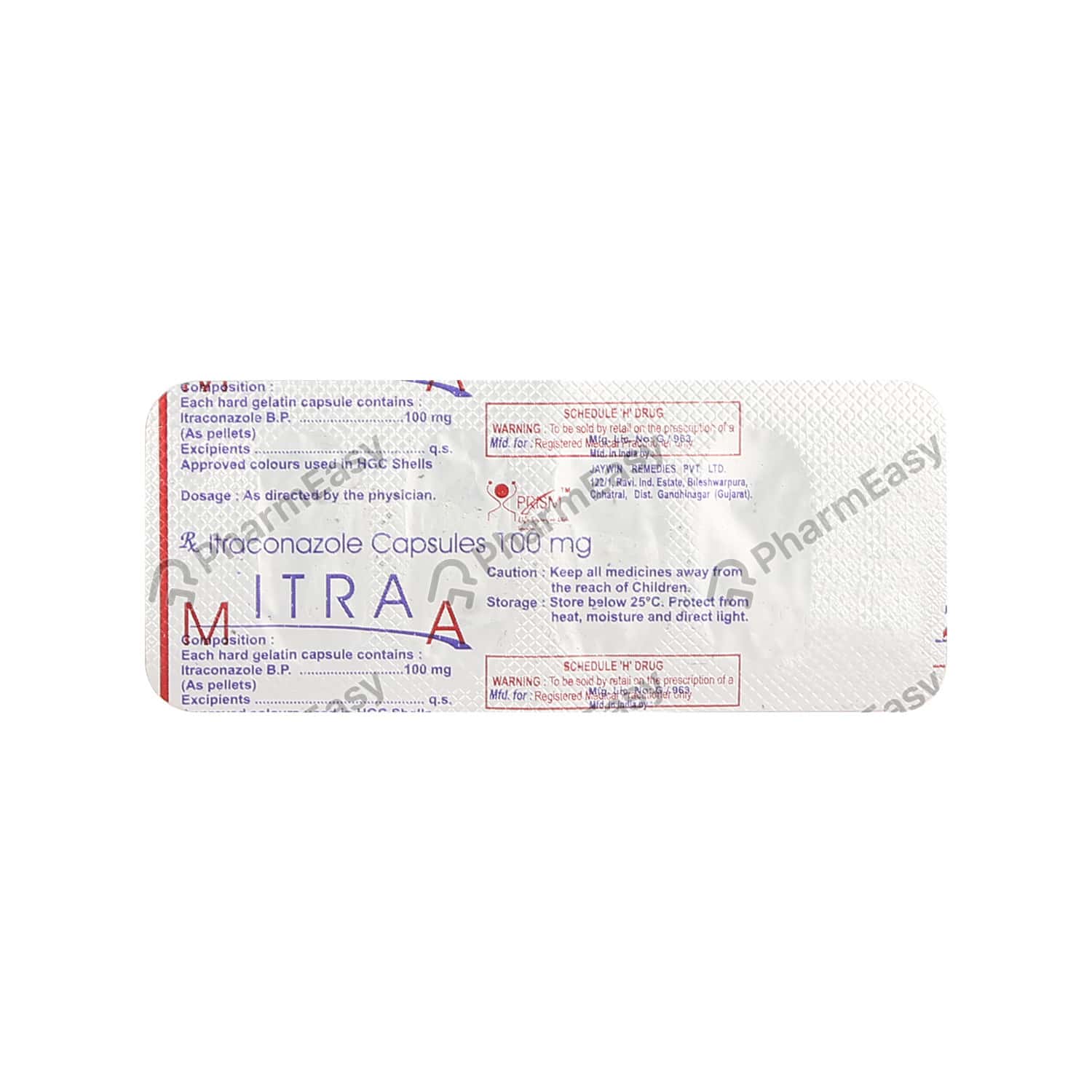 Mitraa 100 MG Capsule (4) - Uses, Side Effects, Dosage, Composition ...