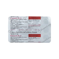 Prazopill Xl 5 MG Tablet (15): Uses, Side Effects, Price & Dosage ...