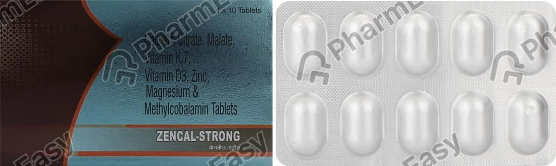 Buy Zencal Strong Strip Of 10 Tablets Online at Flat 15% OFF | PharmEasy