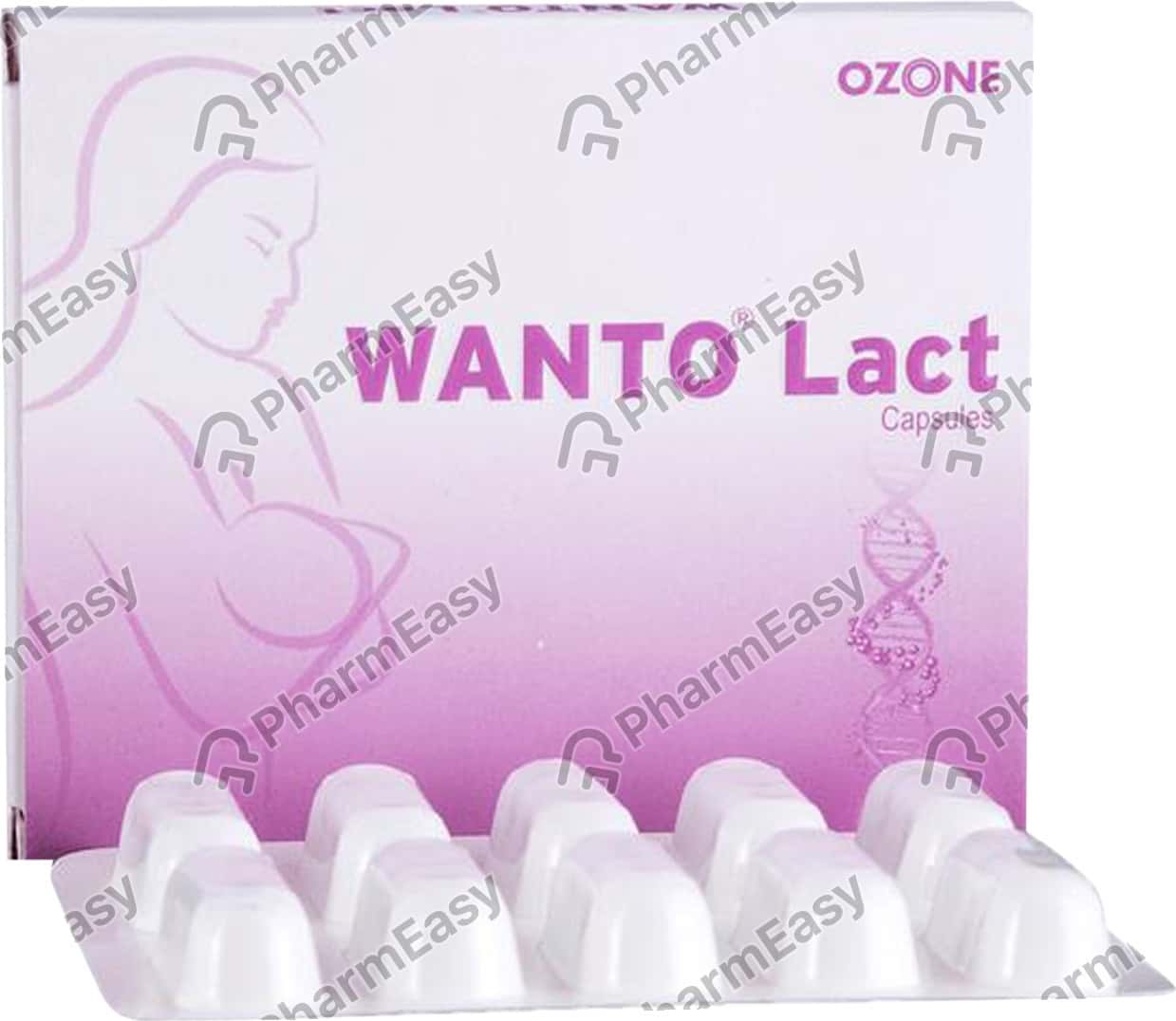Buy WANTO LACT STRIP OF 10 CAPSULES Online & Get Upto 60% OFF at PharmEasy
