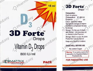 3d Forte 800 IU Oral Drop (15): Uses, Side Effects, Price & Dosage ...