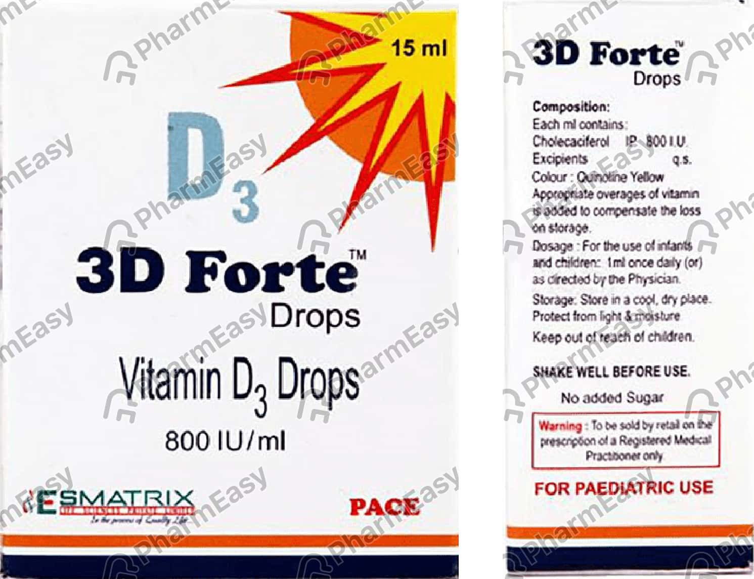 3d Forte 800 IU Oral Drop (15): Uses, Side Effects, Price & Dosage ...