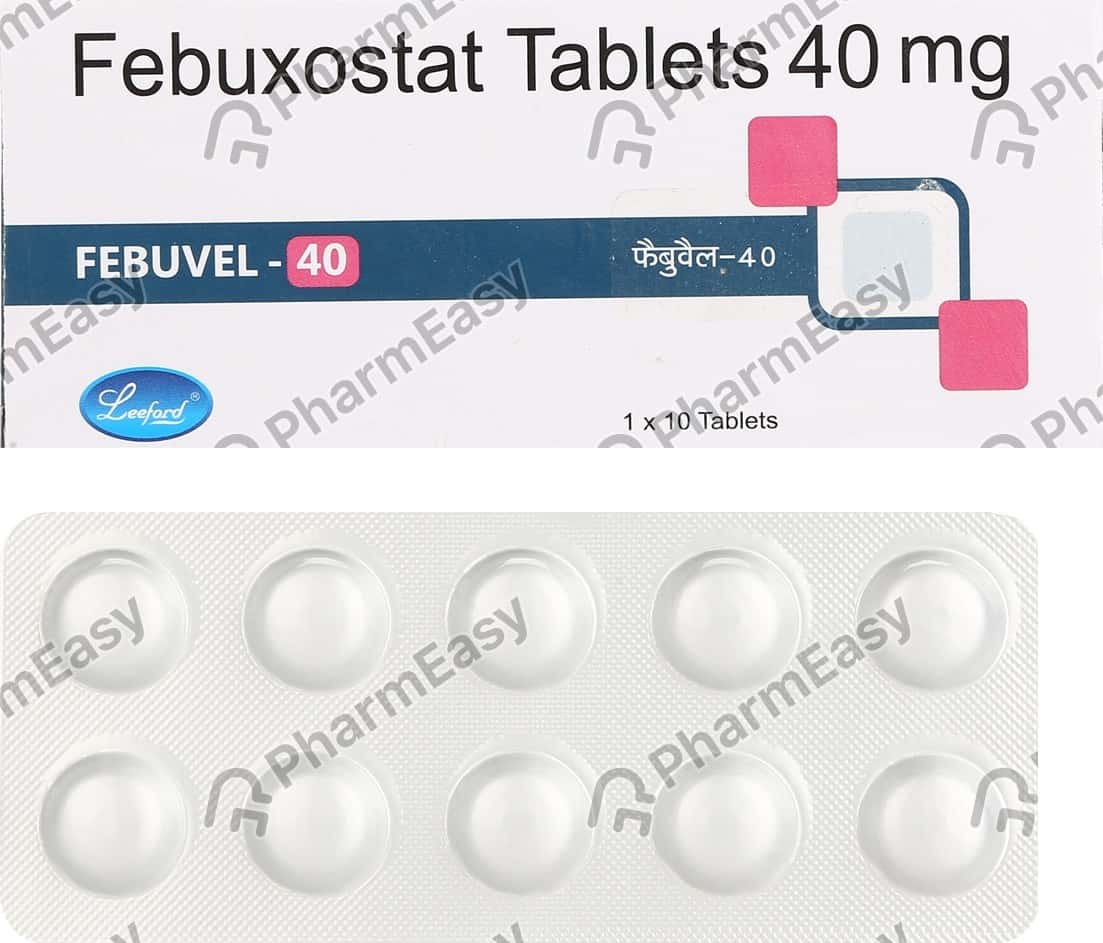 Febuvel 40 MG Tablet (10): Uses, Side Effects, Price & Dosage | PharmEasy