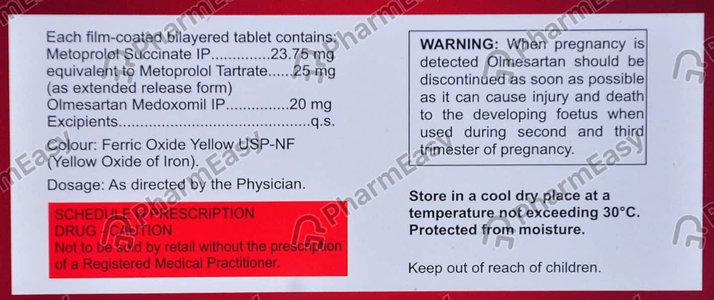 Olkem Beta 25mg/20mg Strip Of 10 Tablets: Uses, Side Effects, Price ...