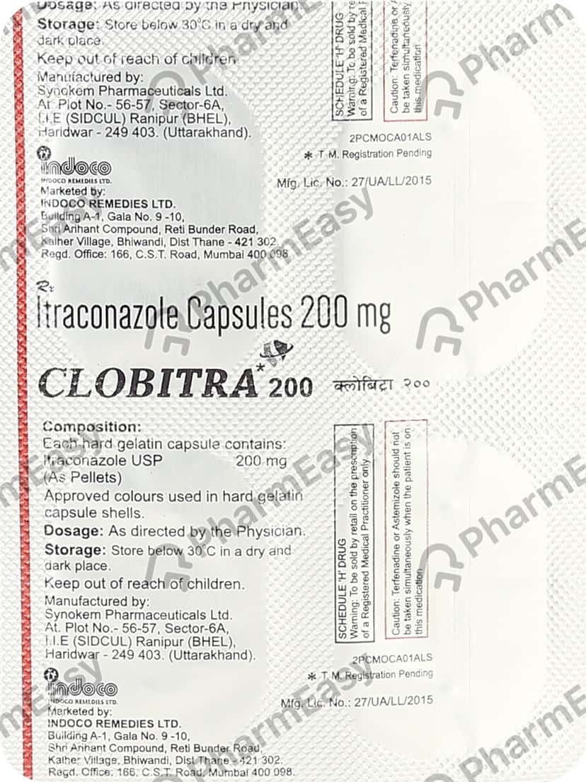 Clobitra 200 MG Capsule (4): Uses, Side Effects, Price & Dosage | PharmEasy