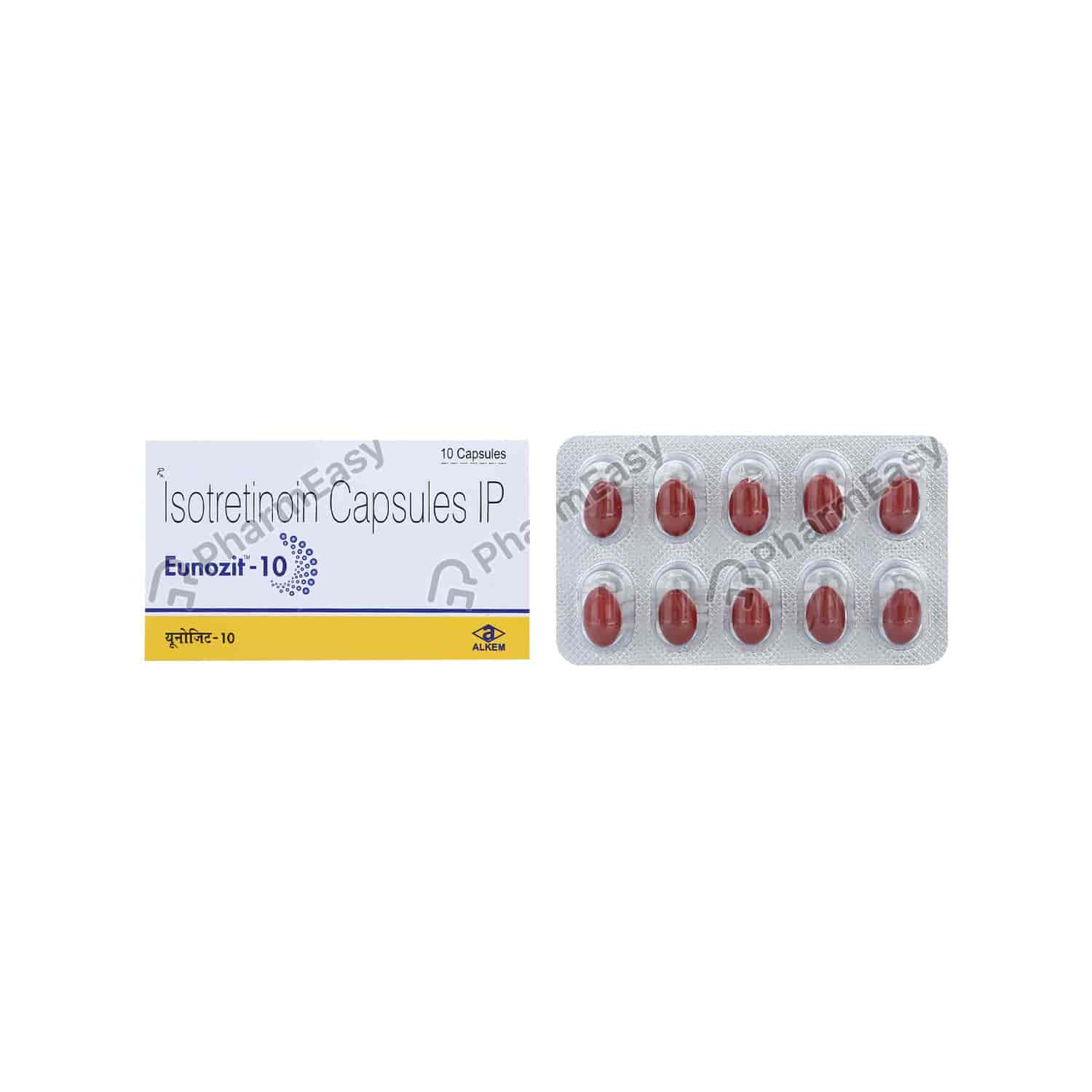 Eunozit 10mg Cap 10'S - Uses, Side Effects, Dosage, Composition & Price ...