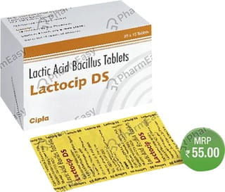 Lactocip Ds 120 SPORES Tablet (15): Uses, Side Effects, Price, Dosage ...