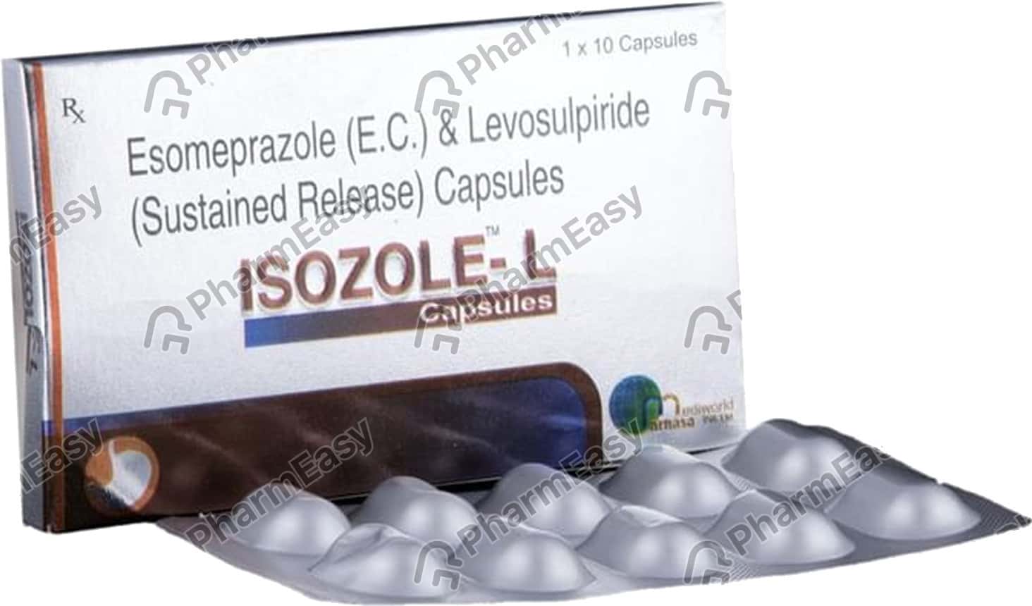 Isozole L 40mg/75mg Strip Of 10 Capsules: Uses, Side Effects, Price ...