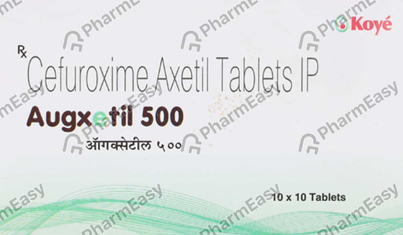 Augxetil 500 MG Tablet (10): Uses, Side Effects, Price & Dosage | PharmEasy