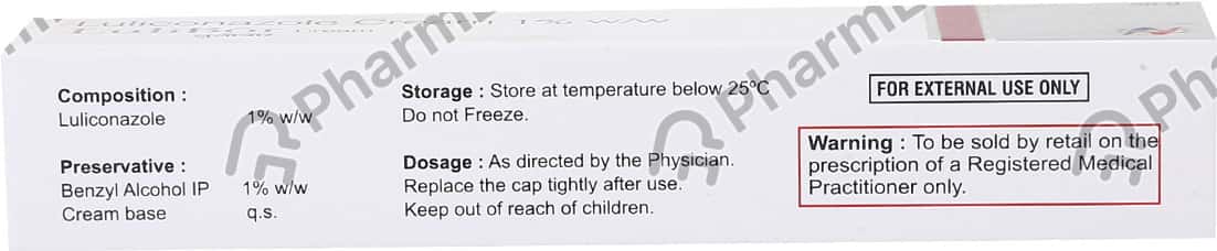 Lulibor 1 %W/W Cream (30): Uses, Side Effects, Price & Dosage | PharmEasy