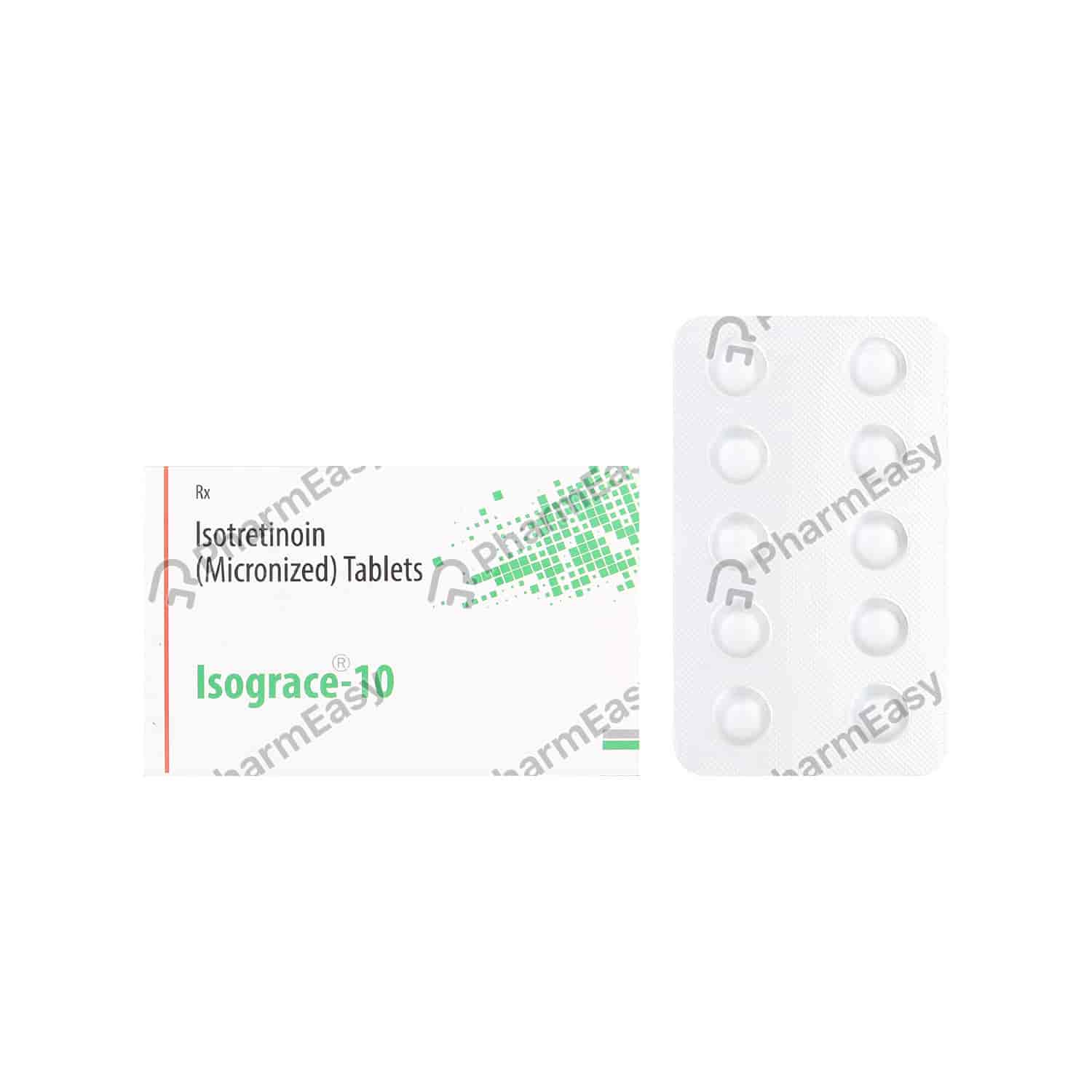 Buy Isograce 10mg Strip Of 10 Tablets Online at flat 15% off | PharmEasy