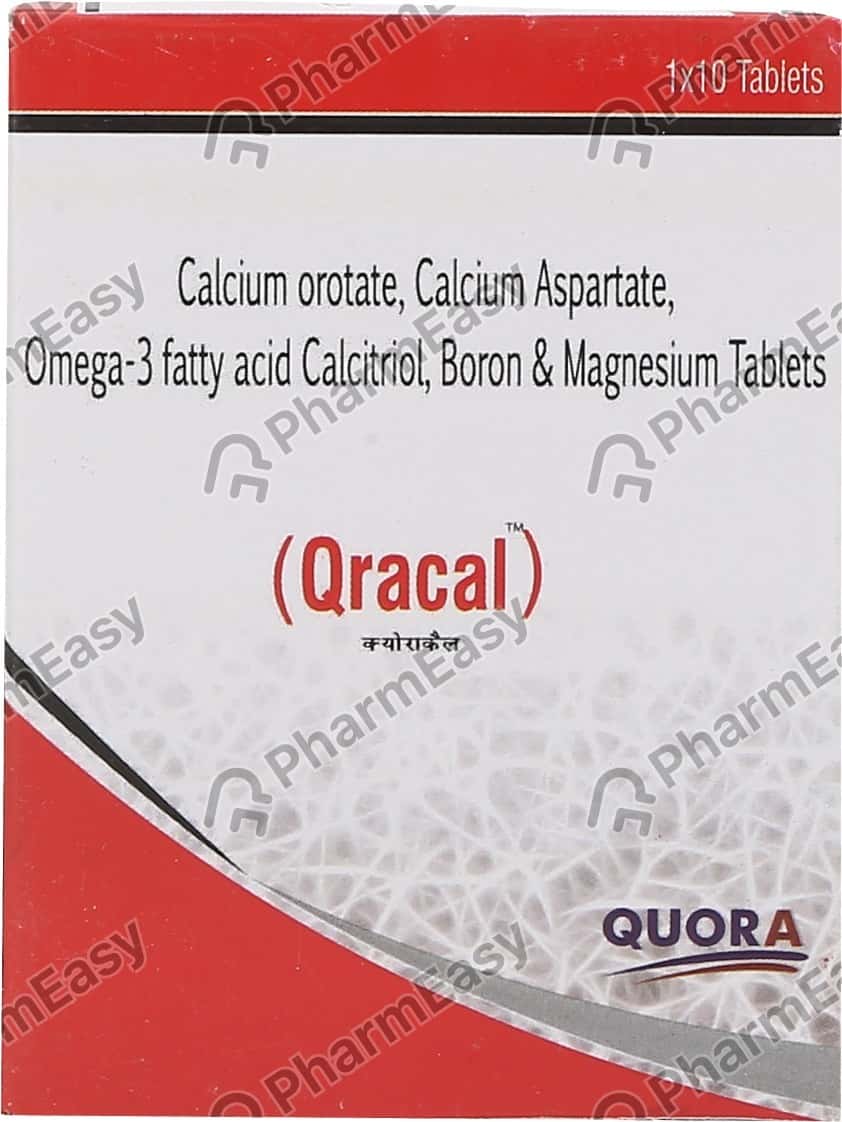 Buy Qracal Strip Of 10 Tablets Online & Save Up to 24% at PharmEasy