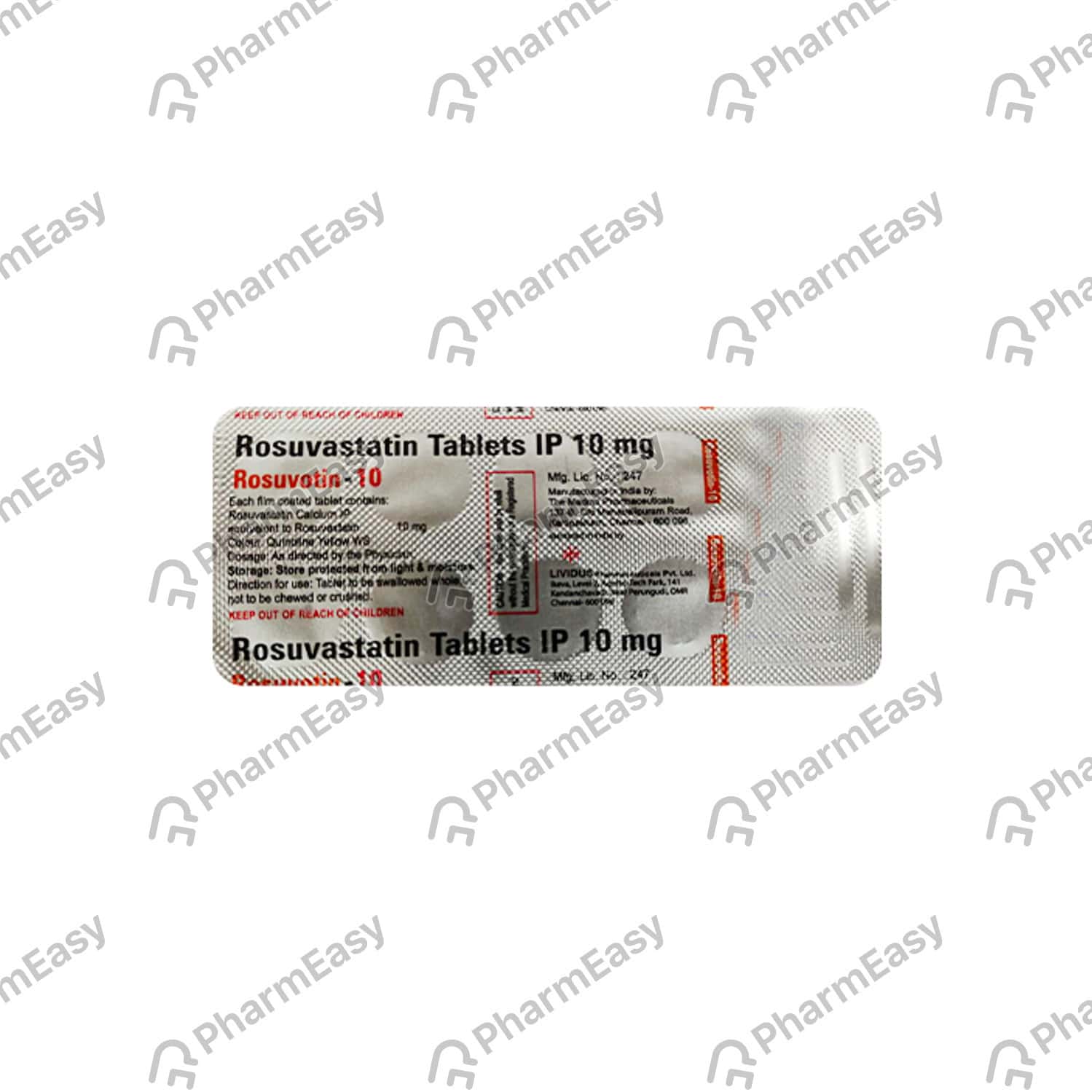 Rosuvotin 10 MG Tablet (10): Uses, Side Effects, Price & Dosage | PharmEasy