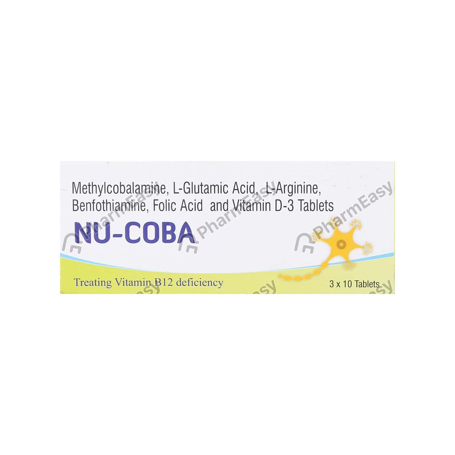 Buy Nu Coba Strip Of 10 Tablets Online at Flat 18% OFF* | PharmEasy