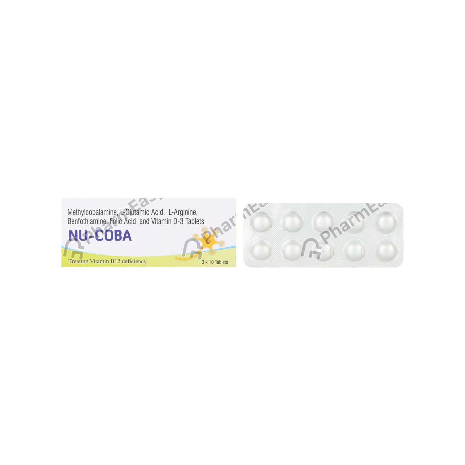 Buy Nu Coba Strip Of 10 Tablets Online at Flat 18% OFF* | PharmEasy