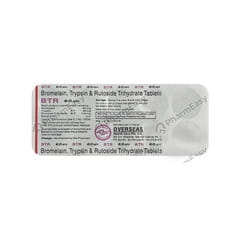 Btr Strip Of 10 Tablets - Uses, Side Effects, Dosage, Composition ...