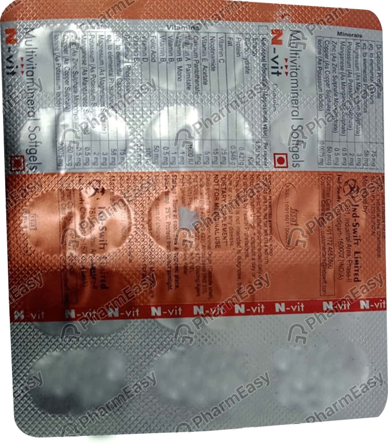 Buy N Vit Strip Of 15 Capsules Online & Save Up to 24% at PharmEasy