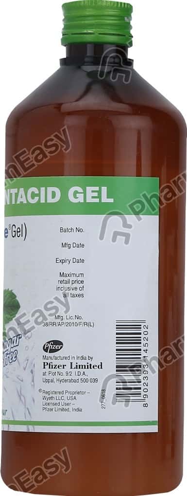 Mucaine Gel Mint Sugar Free 350ml: Uses, Side Effects, Price & Dosage ...