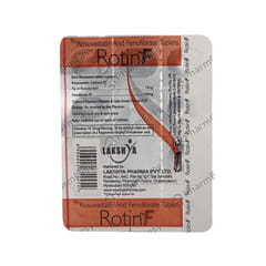 Buy Rotin F 10mg Strip Of 10 Tablets Online at Flat 18% OFF* | PharmEasy