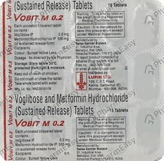 Vobit M 0.2mg Strip Of 15 Tablets: Uses, Side Effects, Price & Dosage ...