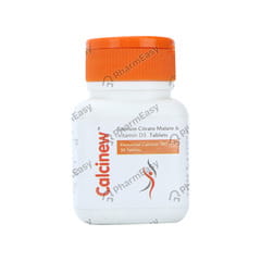 Calcinew Tab 30'S - Uses, Side Effects, Dosage, Composition & Price ...