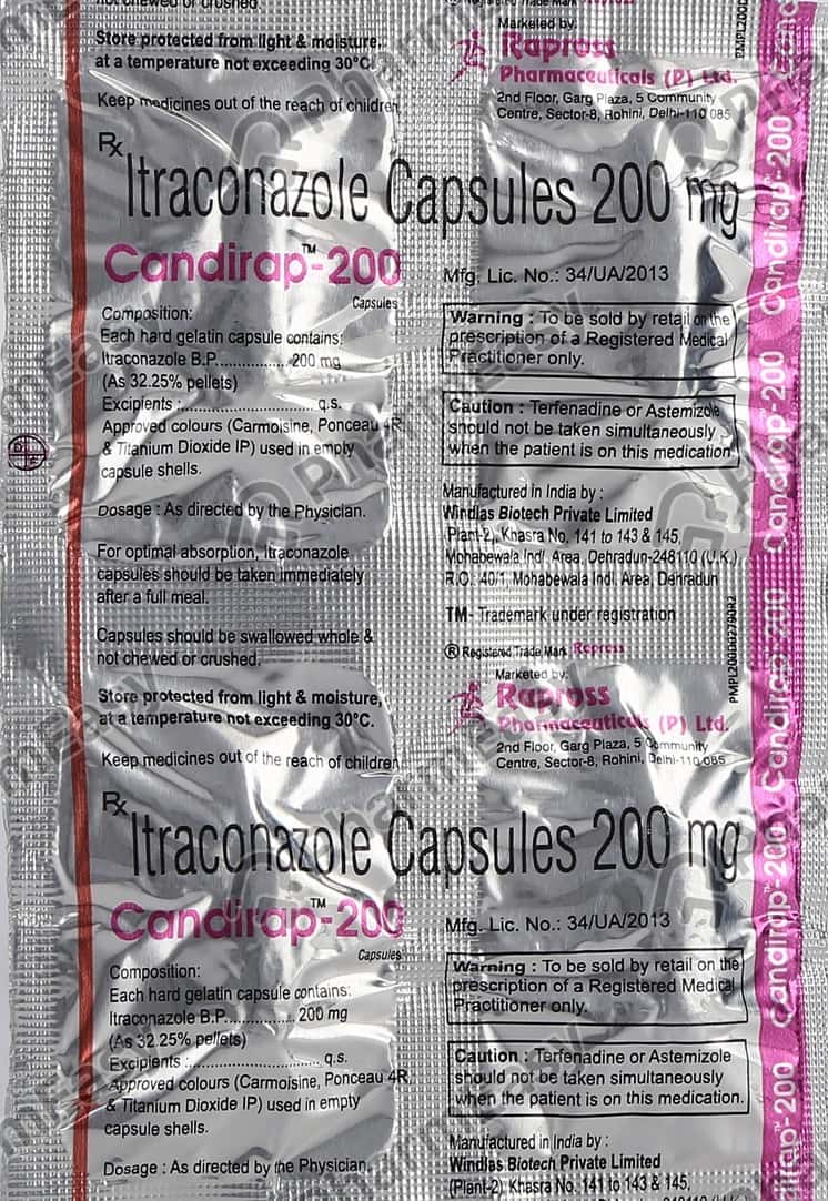 Itorate Forte 200 MG Capsule (10): Uses, Side Effects, Price & Dosage ...