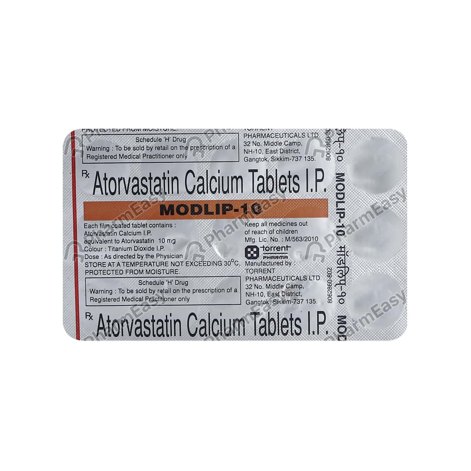 Modlip 10mg Tab 15'S - Uses, Side Effects, Dosage, Composition & Price ...