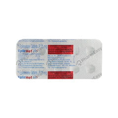 Eplehef 25 MG Tablet (10) - Uses, Side Effects, Dosage, Composition ...