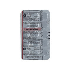Dilzem 60 MG Tablet (15) - Uses, Side Effects, Dosage, Composition ...