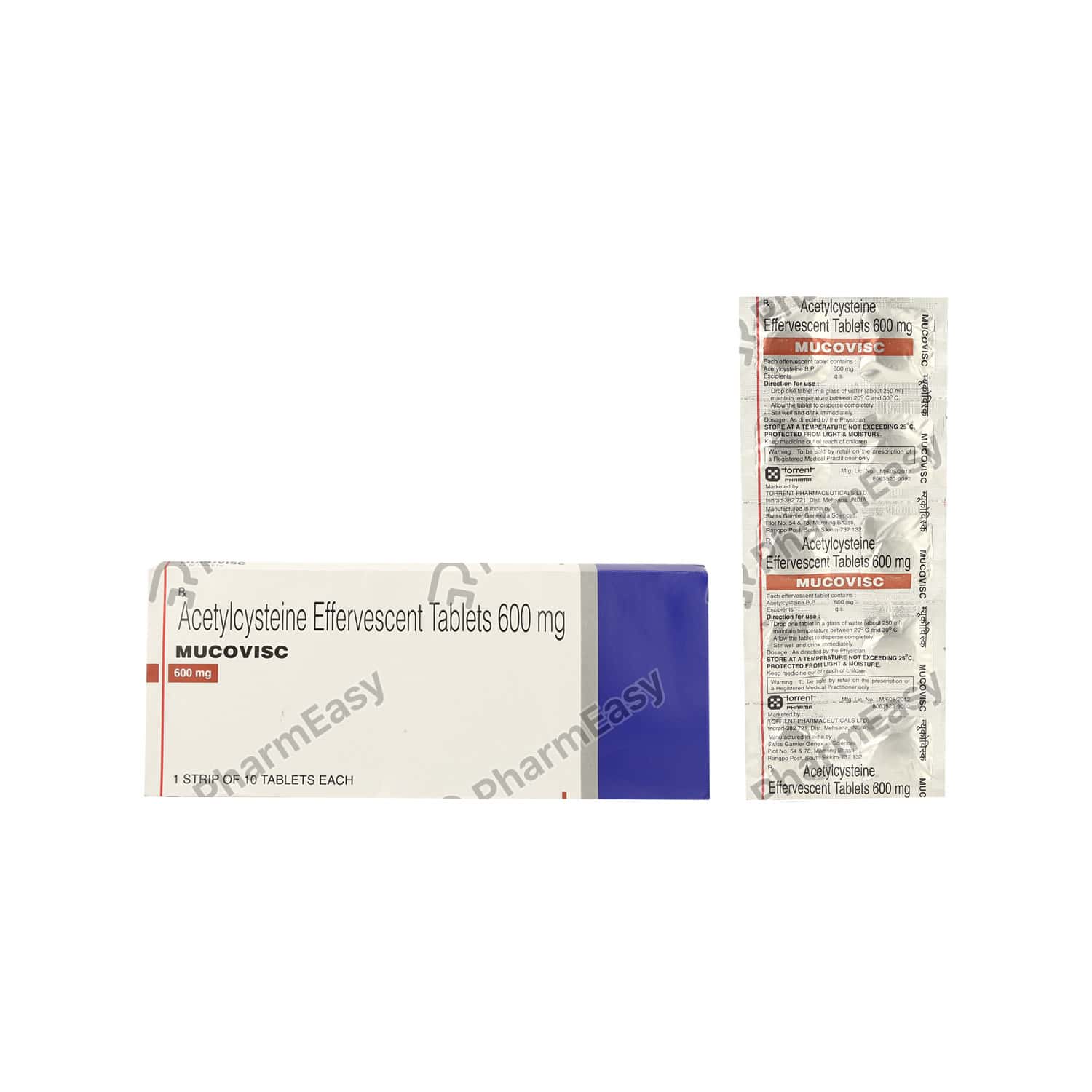 Buy Mucovisc 600 MG Tablet (10) Online at Flat 18% OFF* | PharmEasy