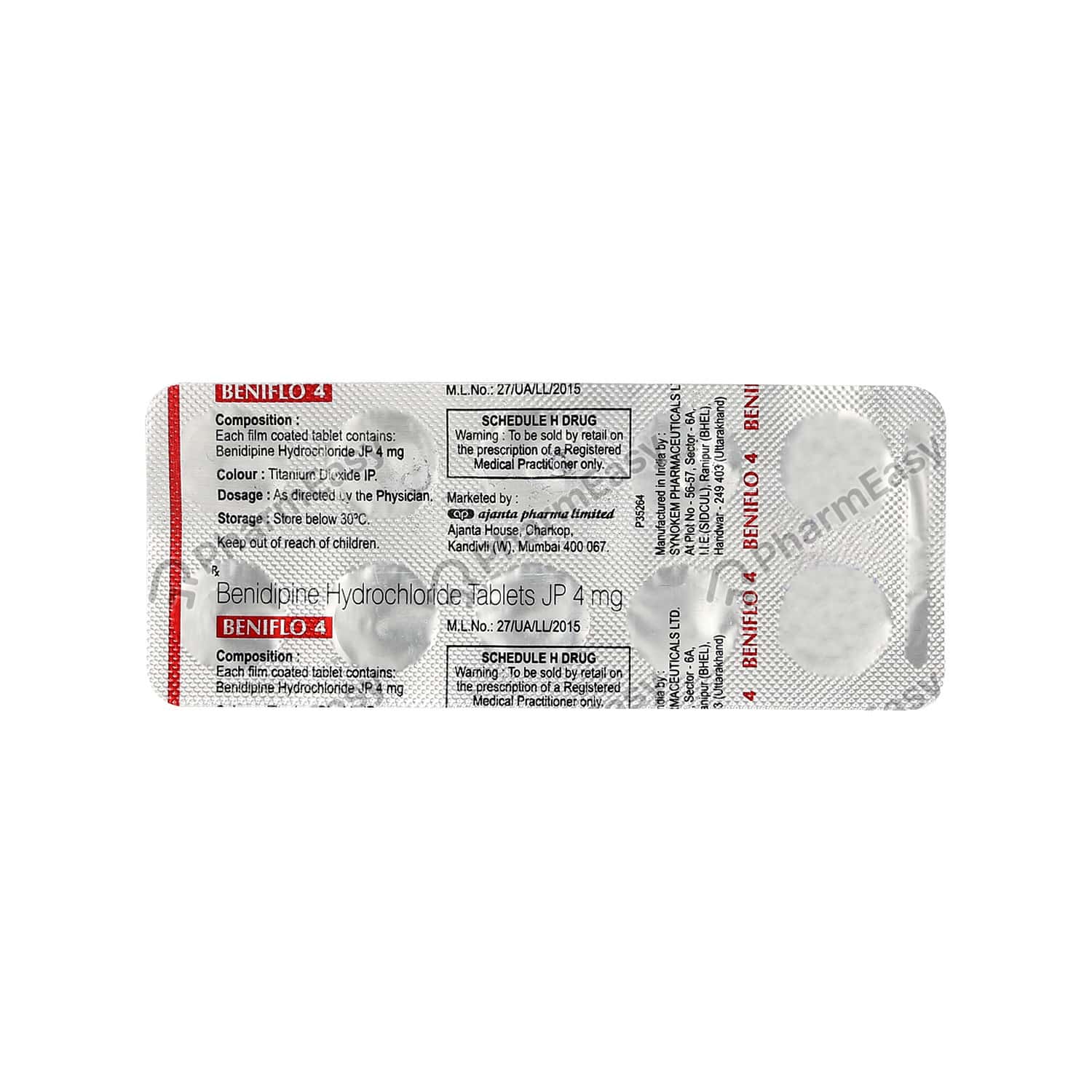 Buy Beniflo 4 MG Tablet (10) Online at Flat 15% OFF | PharmEasy